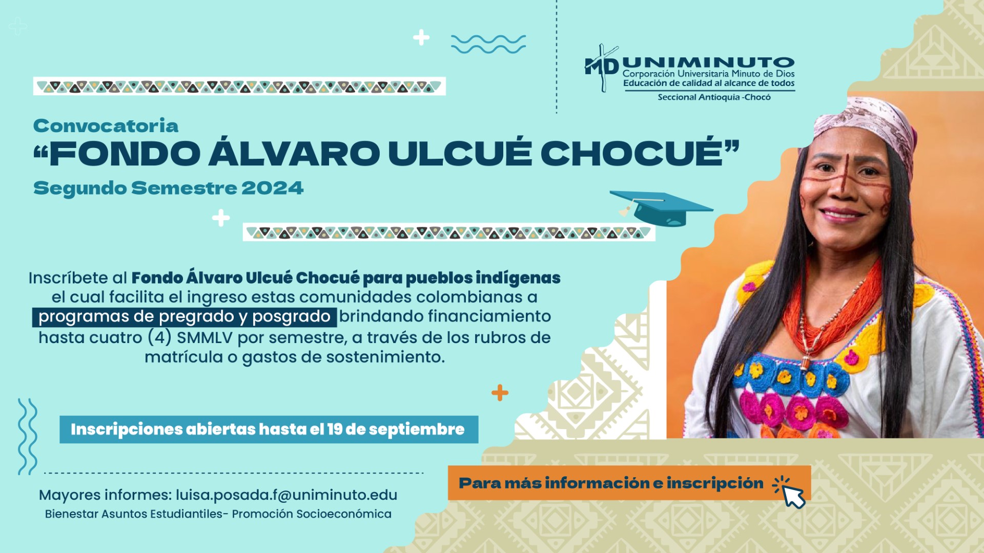 Convocatoria del Fondo Álvaro Ulcué Chocué para pueblos Indígenas. - Inicio